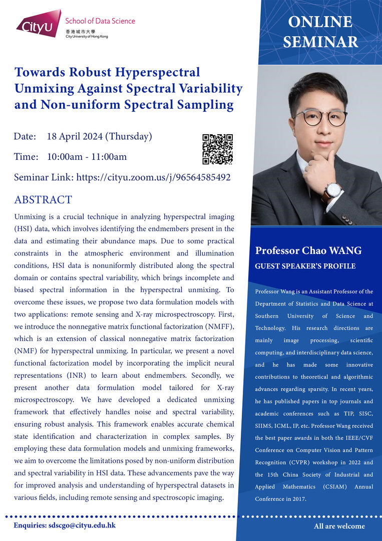 Towards robust hyperspectral unmixing against spectral variability and ... Towards robust hyperspectral unmixing against spectral variability and ...